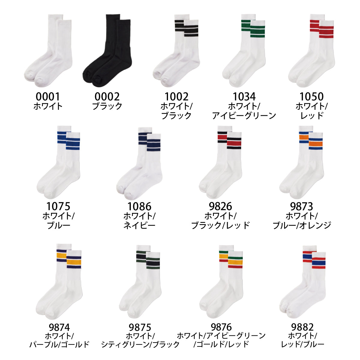 クルーソックス | 9240-01– MUJIYA