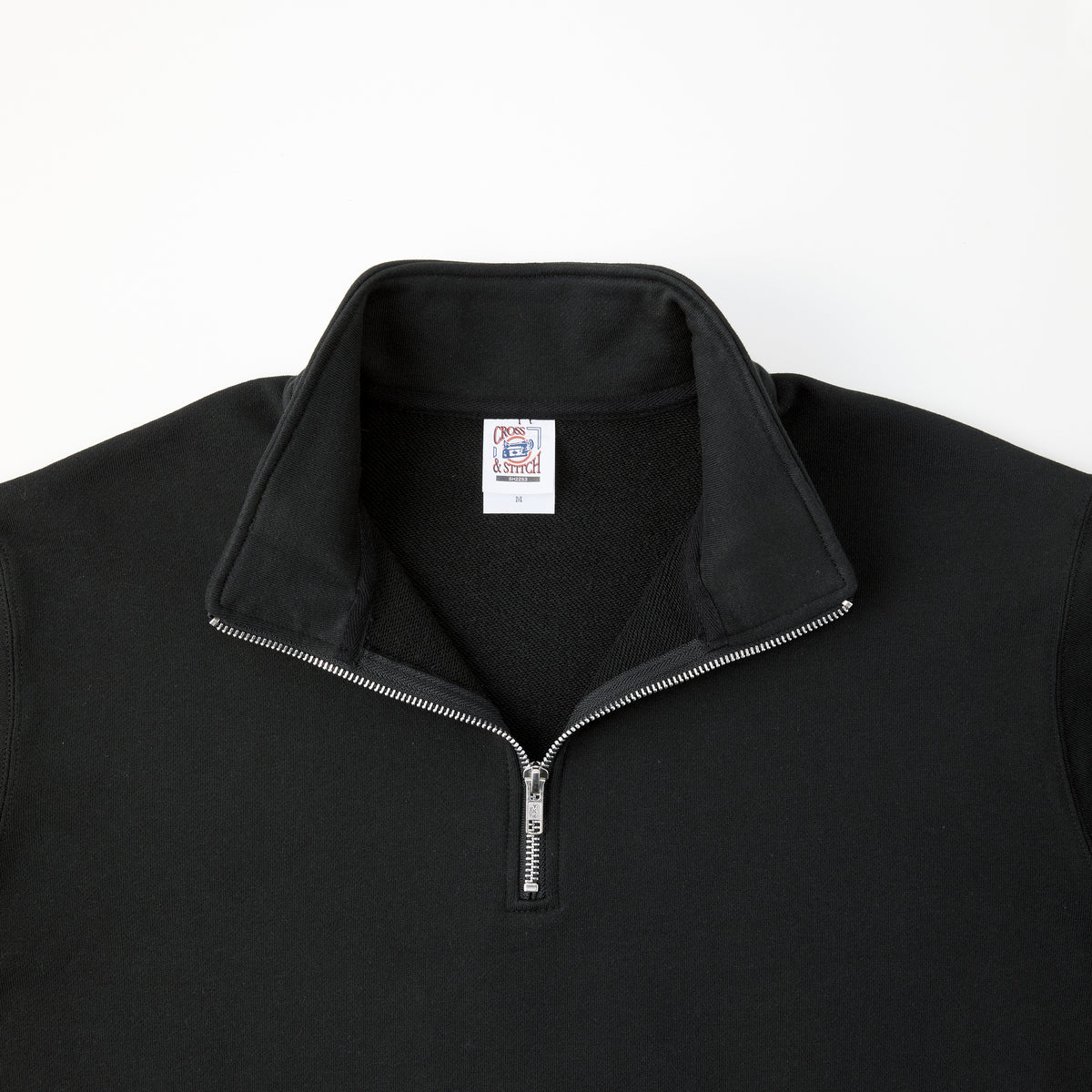 レギュラーウェイトハーフジップスウェットシャツ | SH2253– MUJIYA