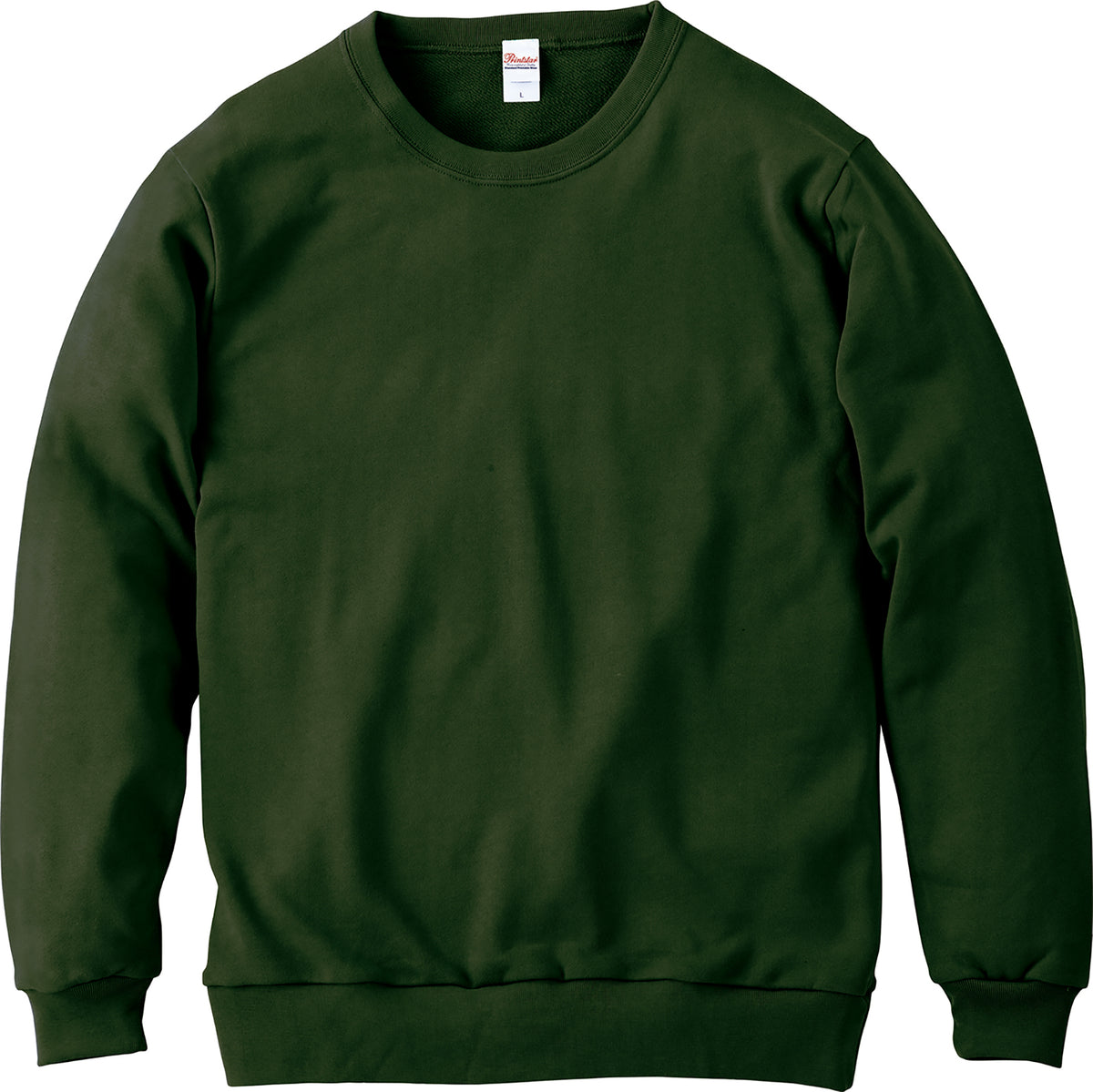 8.4オンス クルーネックライトトレーナー | 00219-MLC | アーミーグリーン– MUJIYA