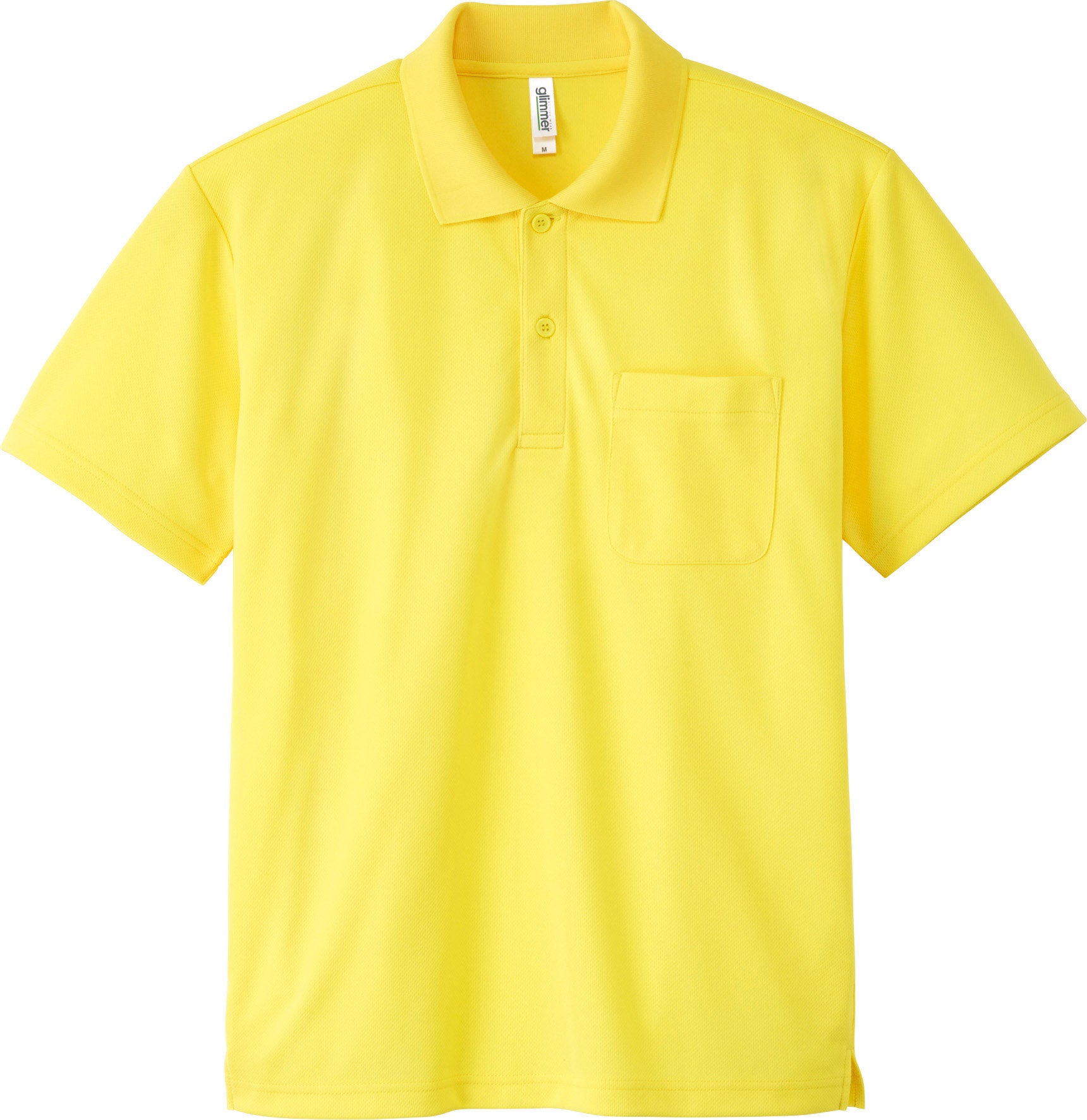 4.4オンス ドライポロシャツ | 00330-AVP | イエロー– MUJIYA