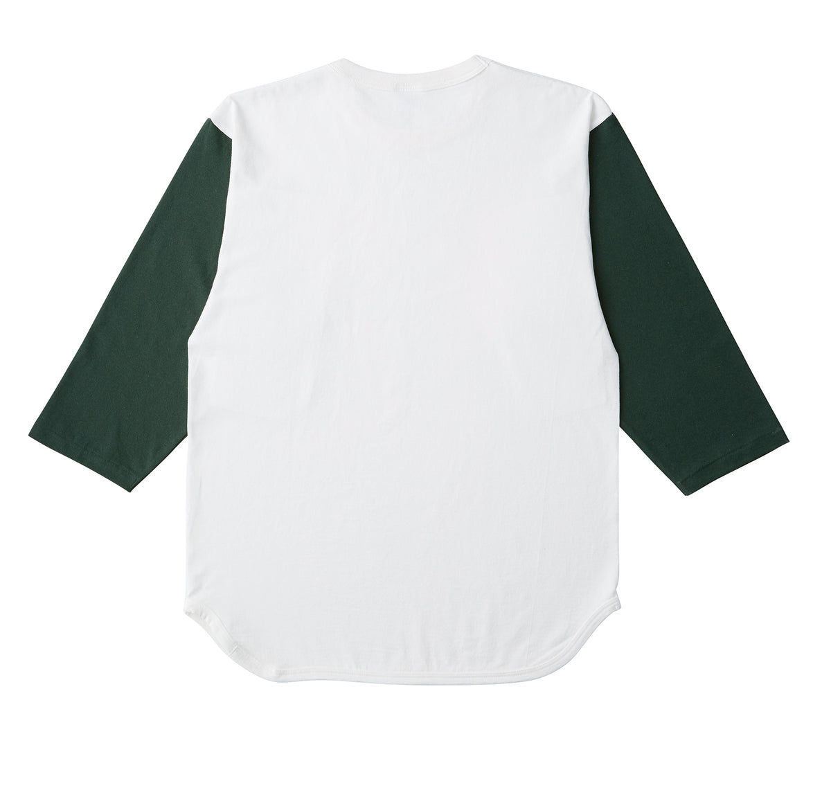 オープンエンド 3/4スリーブ ベースボールTシャツ | OE1230– MUJIYA